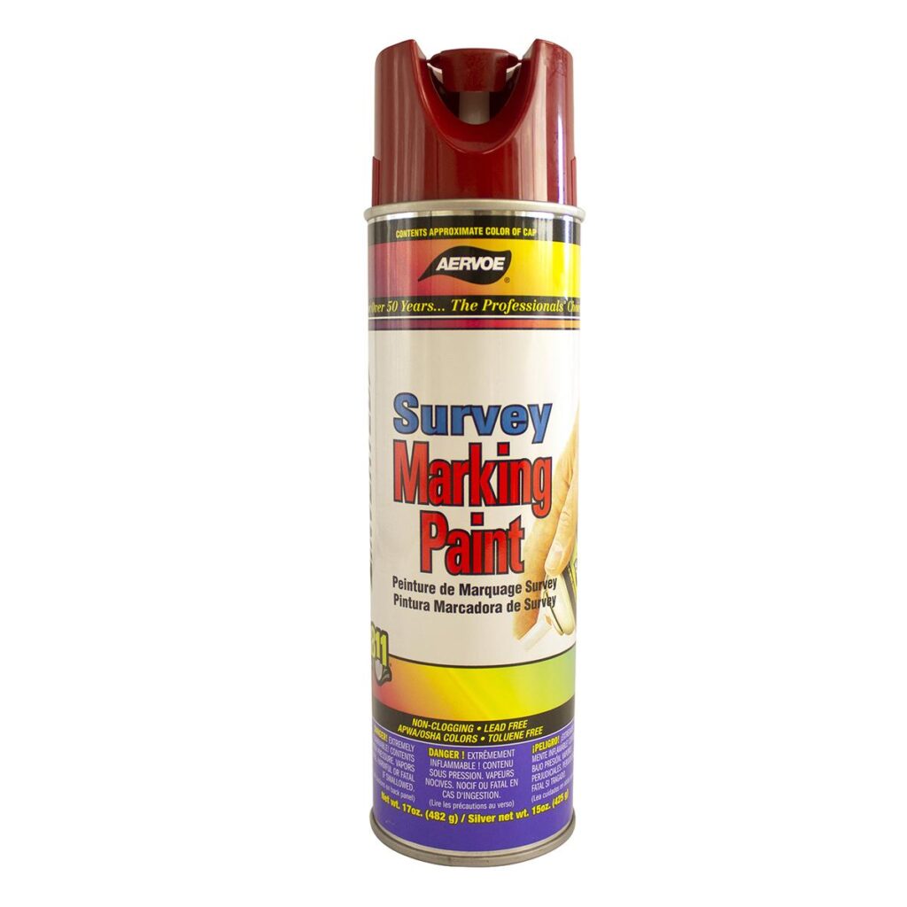 Aervoe 201 Red Survey Marking Paint - Frontier Precision Shop